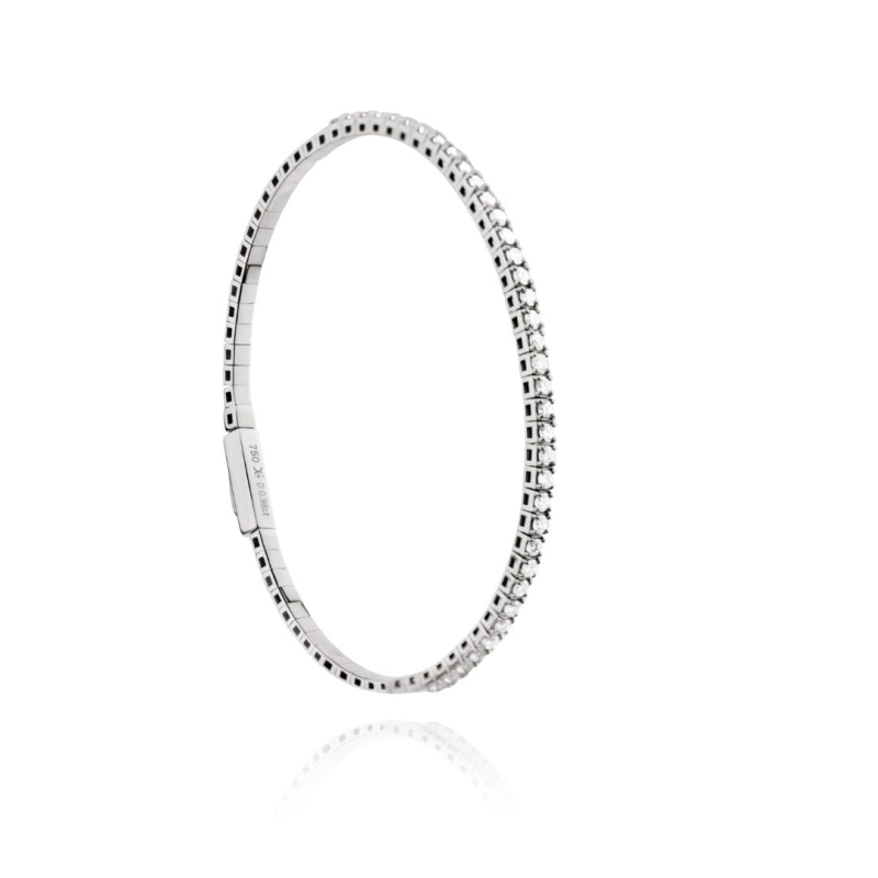 Bracelet Rivière Excellence Or gris 750/1000 & Diamants Couleurs Gris