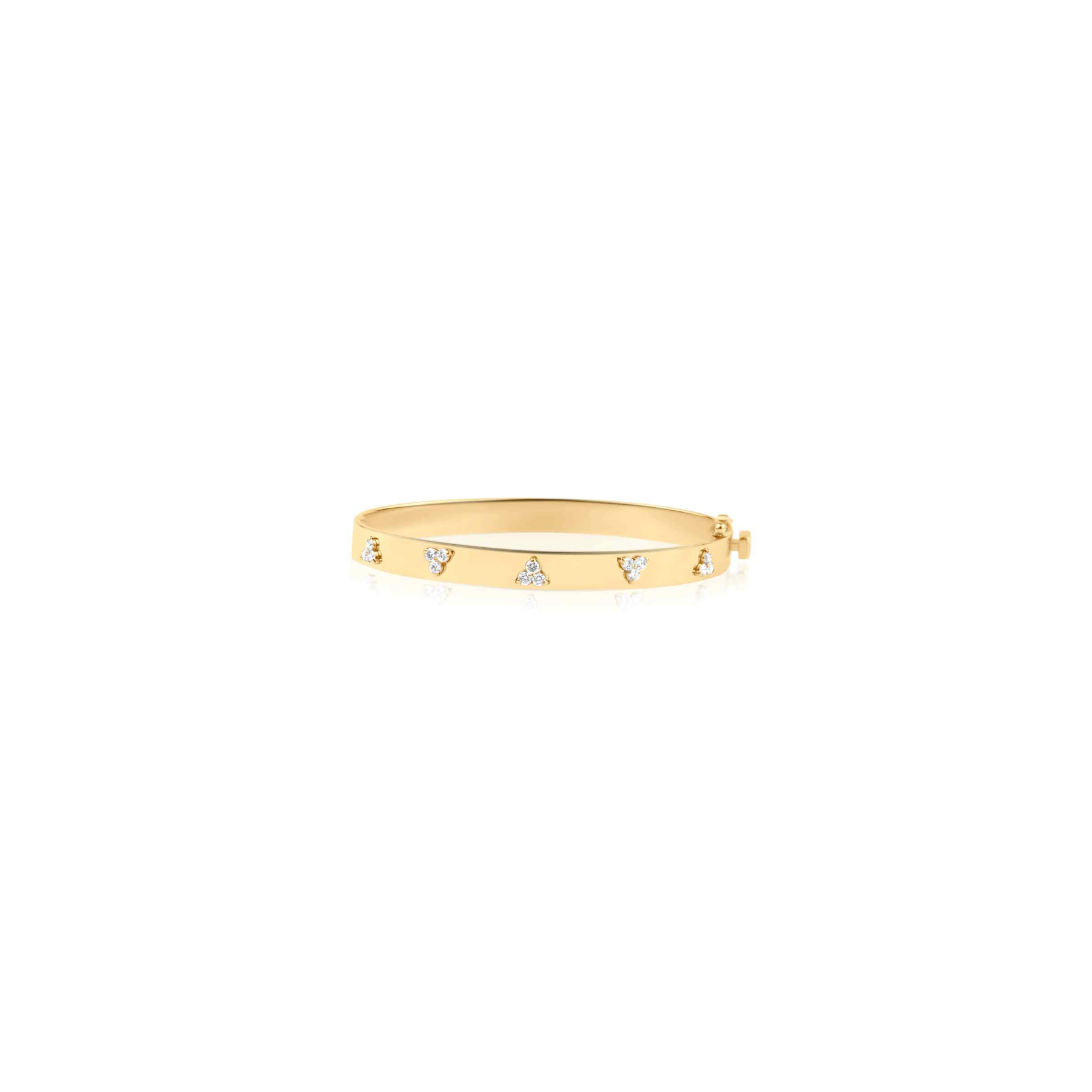 Bracelet Excellence Or jaune – Diamants Tailles Medium - Couleurs Jaune